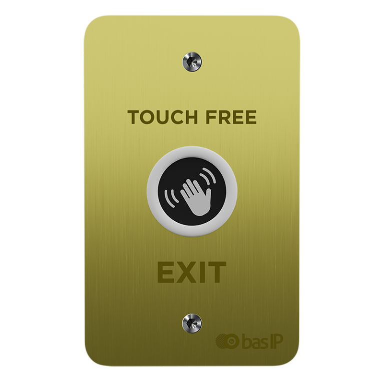 Touch-Free Stainless Steel Exit Button