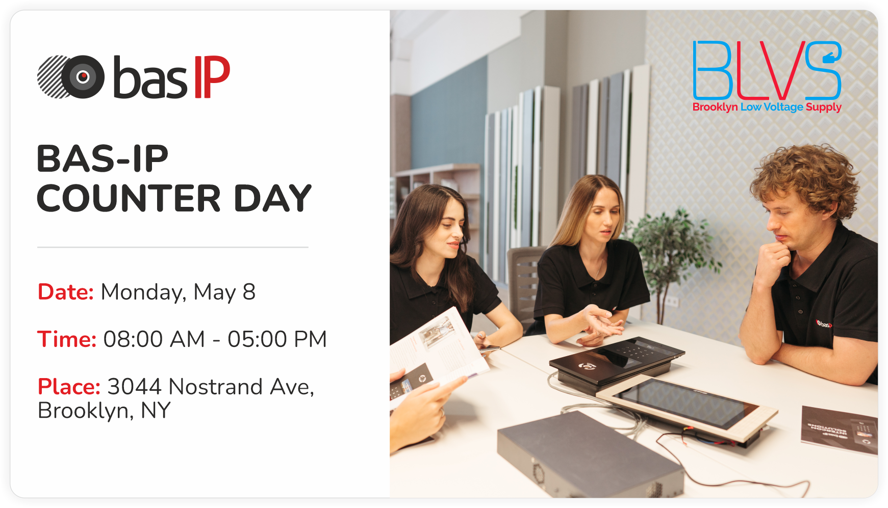 BAS-IP Counter Day in Brooklyn, NY - BAS-IP