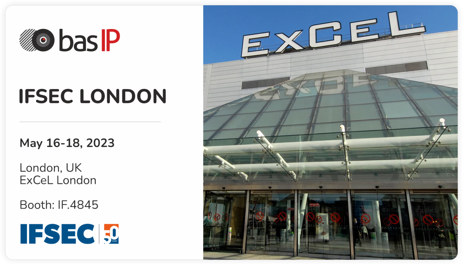 BAS-IP at IFSEC London 2023 - BAS-IP