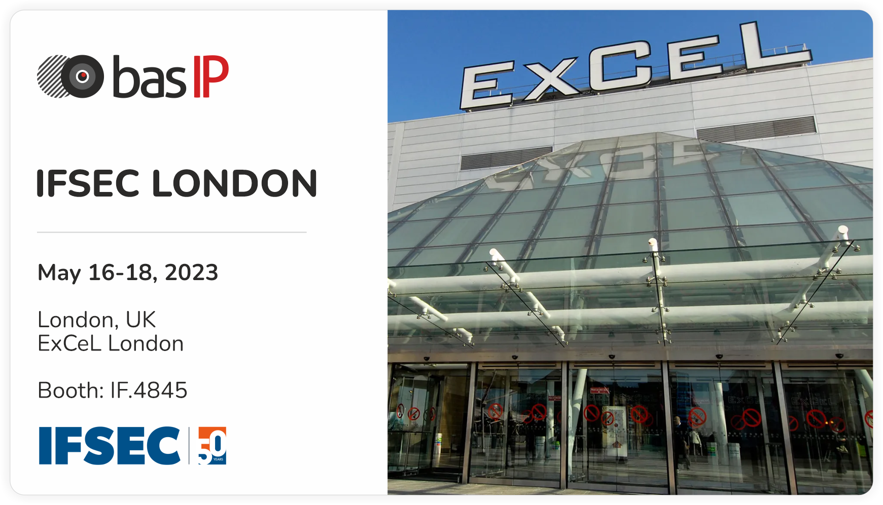 BAS-IP at IFSEC London 2023 - BAS-IP