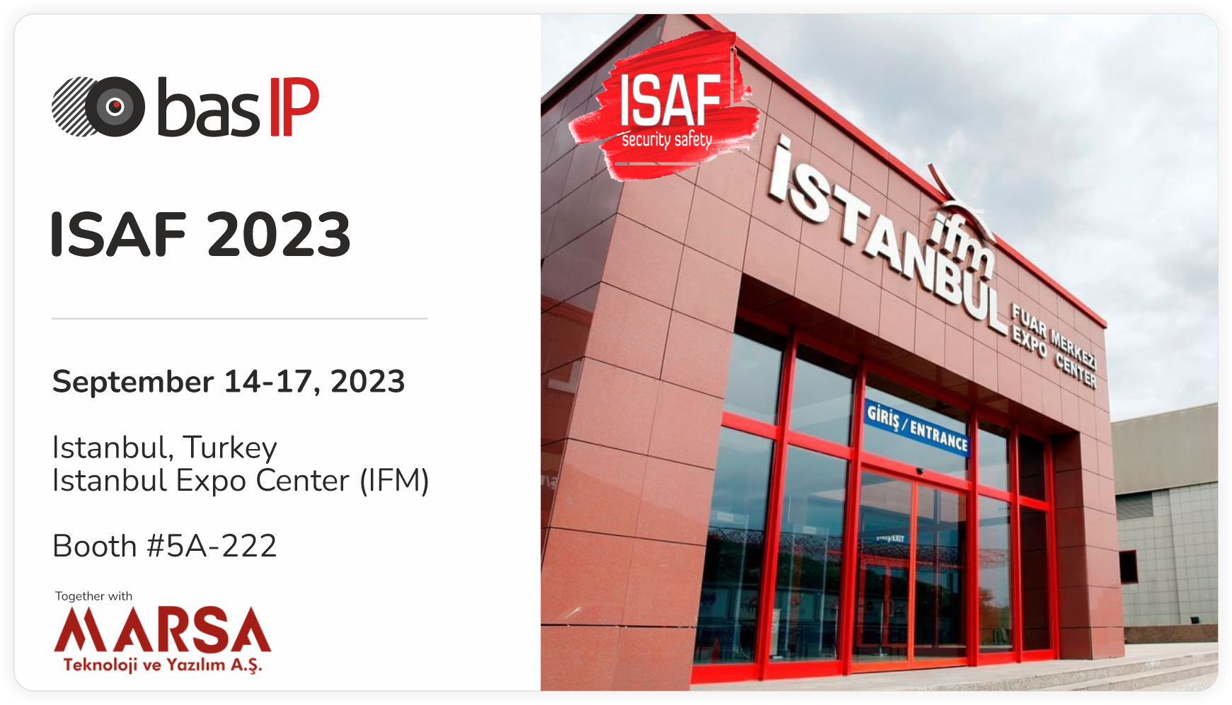 BAS IP At ISAF 2023 BAS IP BAS IP At ISAF 2023 BAS IP