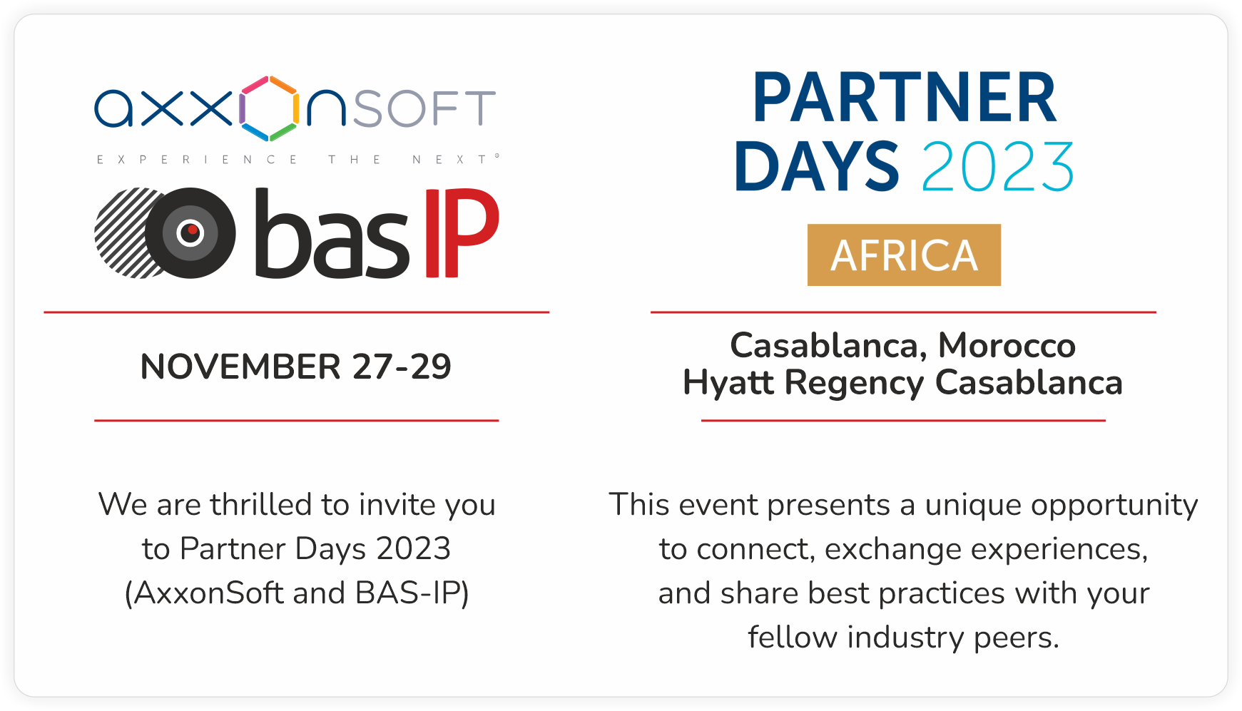 Partner Days 2023 Africa - BAS-IP