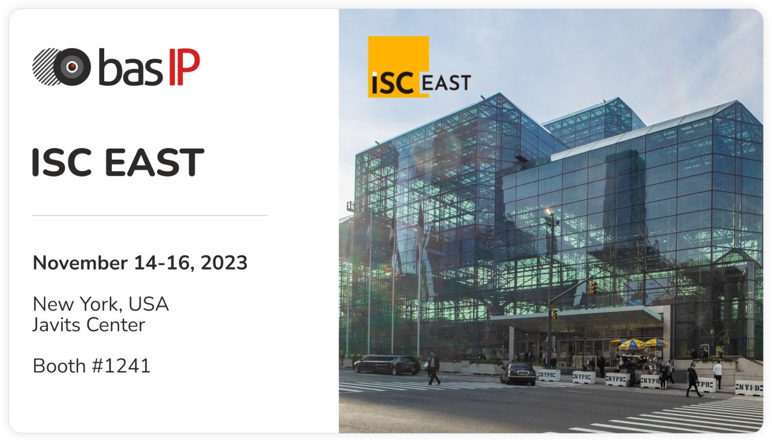 BAS-IP à ISC EAST 2023 - BAS-IP