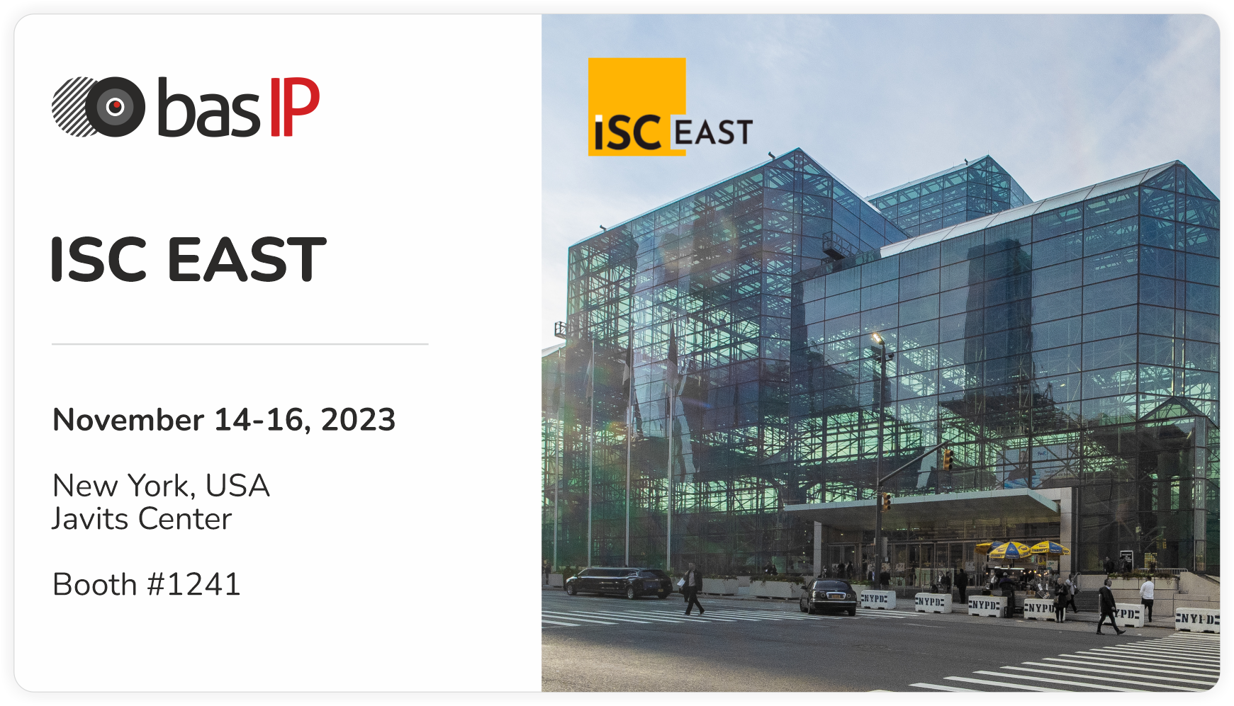 BAS IP At ISC EAST 2023 BAS IP BAS IP At ISC EAST 2023 BAS IP