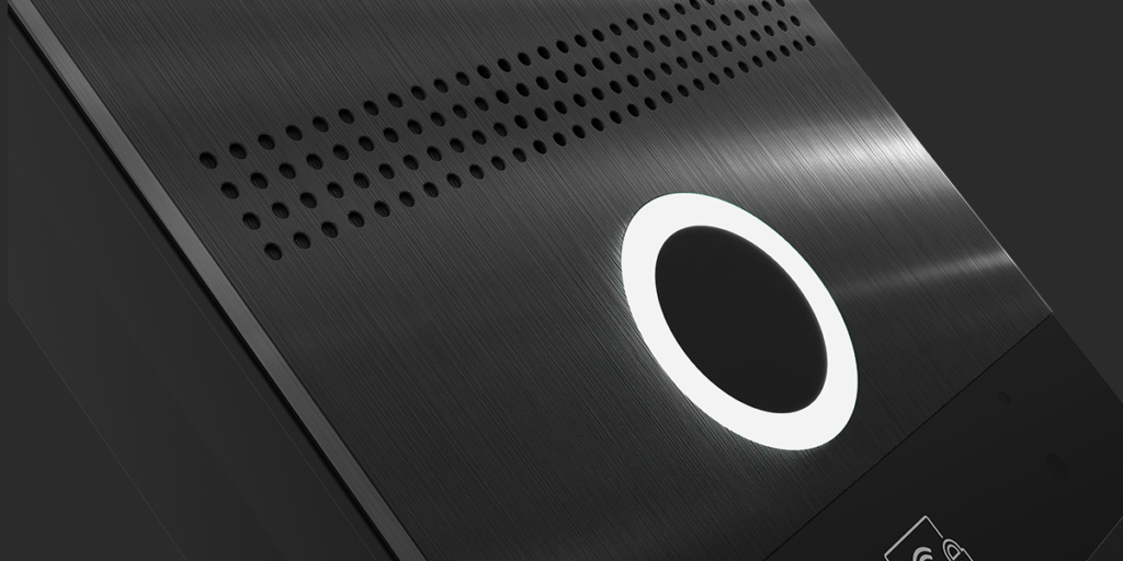 One Button Intercom Panel with Induction Loop & Status indicator