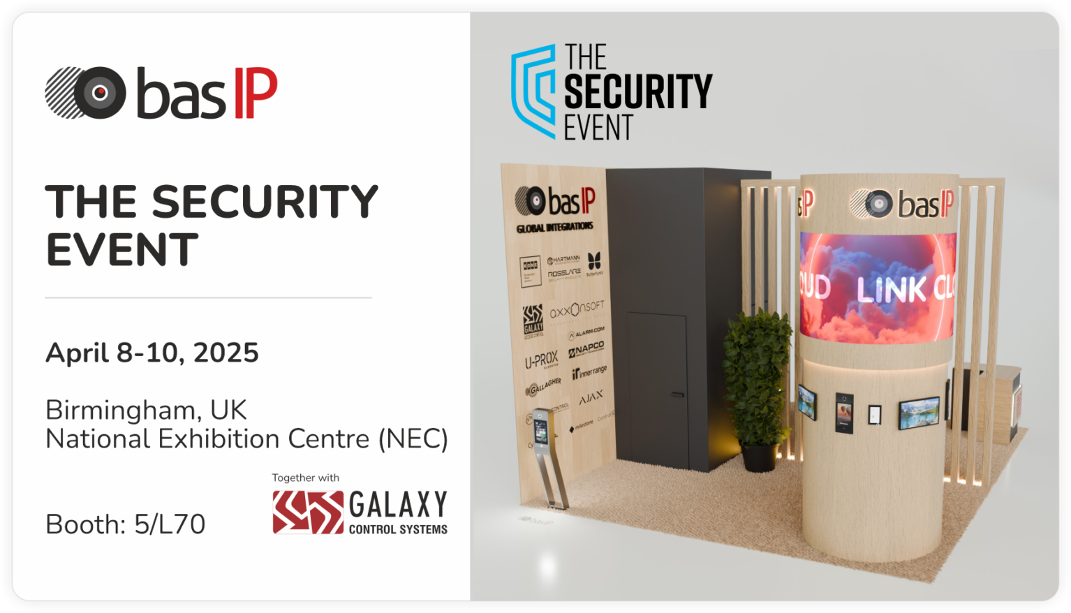 BAS-IP auf der The Security Event 2025 - BAS-IP